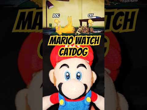SML Shorts: Mario Watch Catdog Cartoon #smlmario #sml #mario #smlshorts #catdog #cartoon