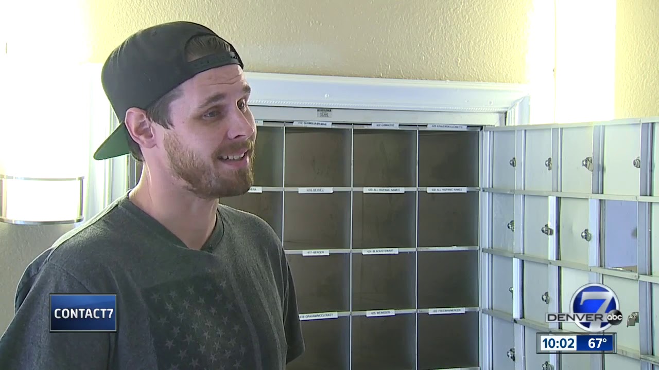 Apartment mailboxes broken for six months at Denver complex