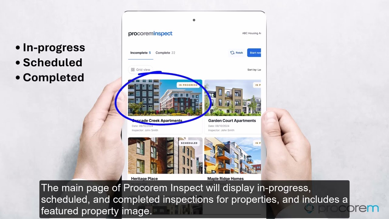 Procorem Inspect Helps Streamline Your NSPIRE Inspections
