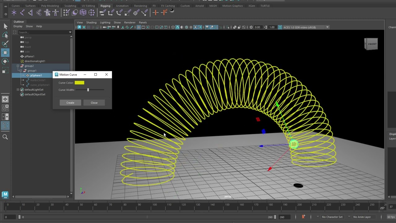 Create Curves from Animated Objects in Maya | Python Script Tool