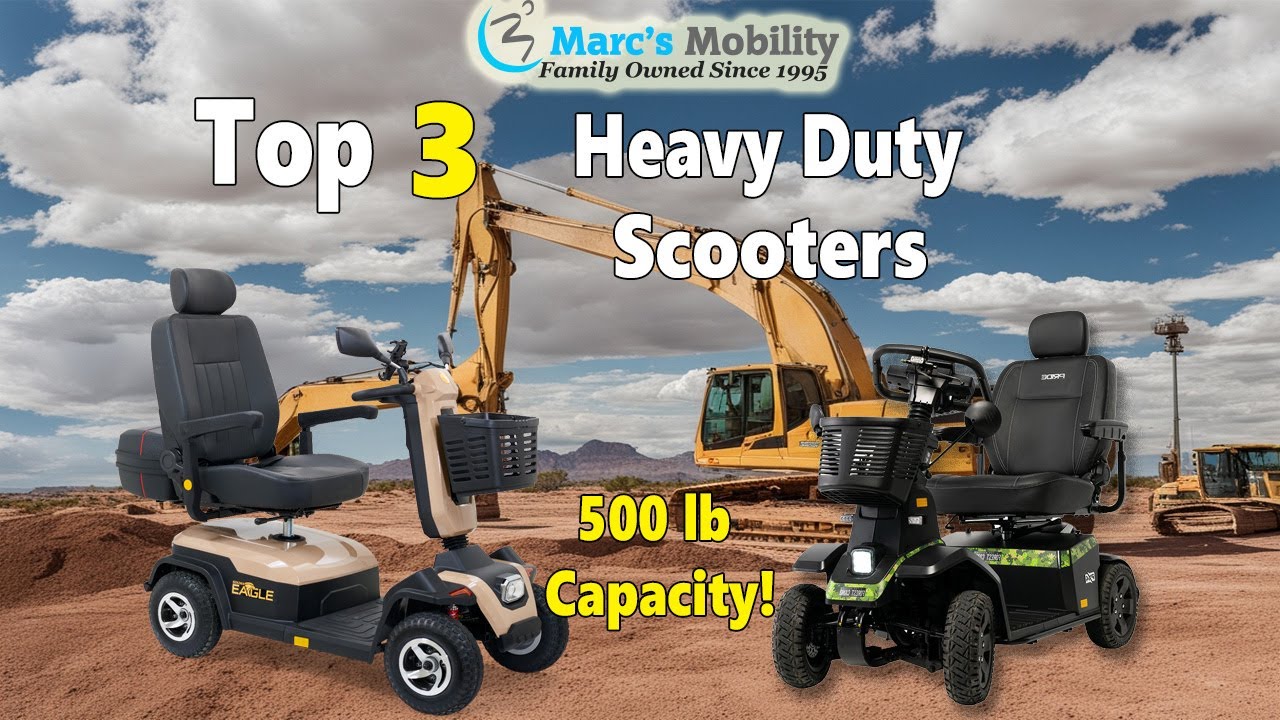 Top 3 Mobility Scooters with a 500 lb Capacity in 2025! - Heavy Duty Mobility Scooters