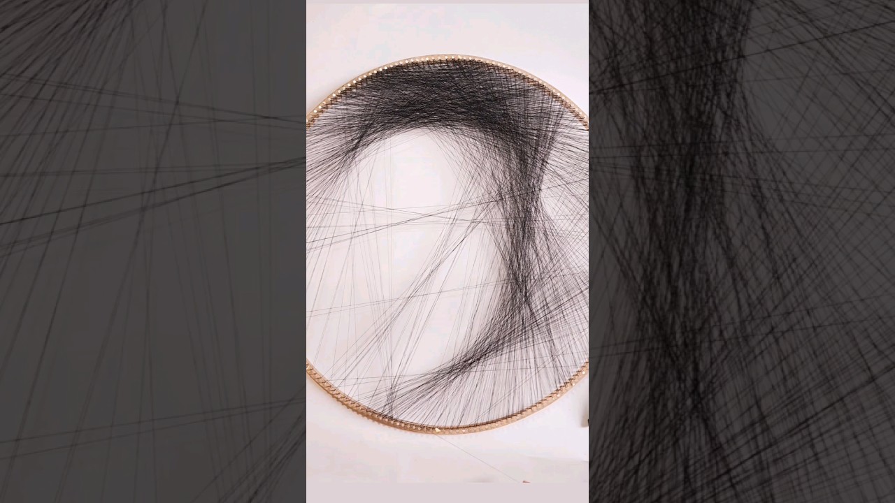 Customized Thread Portrait Art @BharatVlogs8005 #customized  #portrait #threadart #stringart