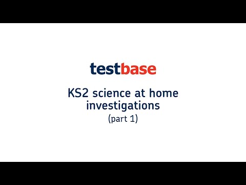 Testbase KS2 science at home investigations - part 1