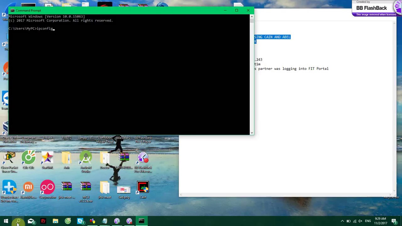 Midterm NSE Tutorial 1: Hacking password using Cain & Abel