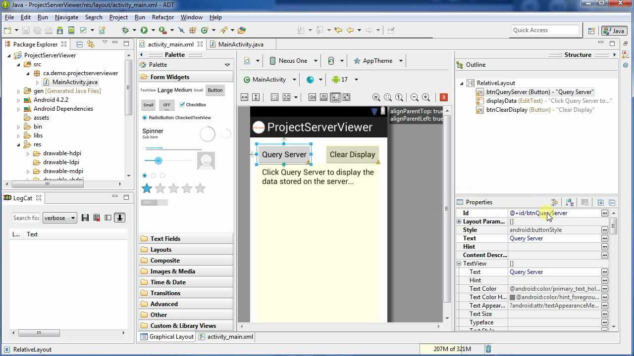 Download XML from a Web Server: Android Programming
