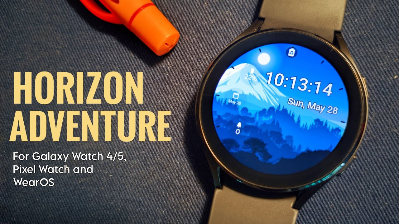 Horizon Watch Face REVIEW + PROMO CODES! 🌄 - Galaxy Watch 4/5, Pixel & Ticwatch 5 Pro! #galaxywatch
