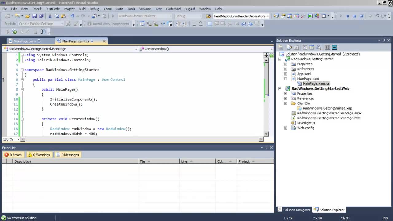 Window Control for Silverlight and WPF