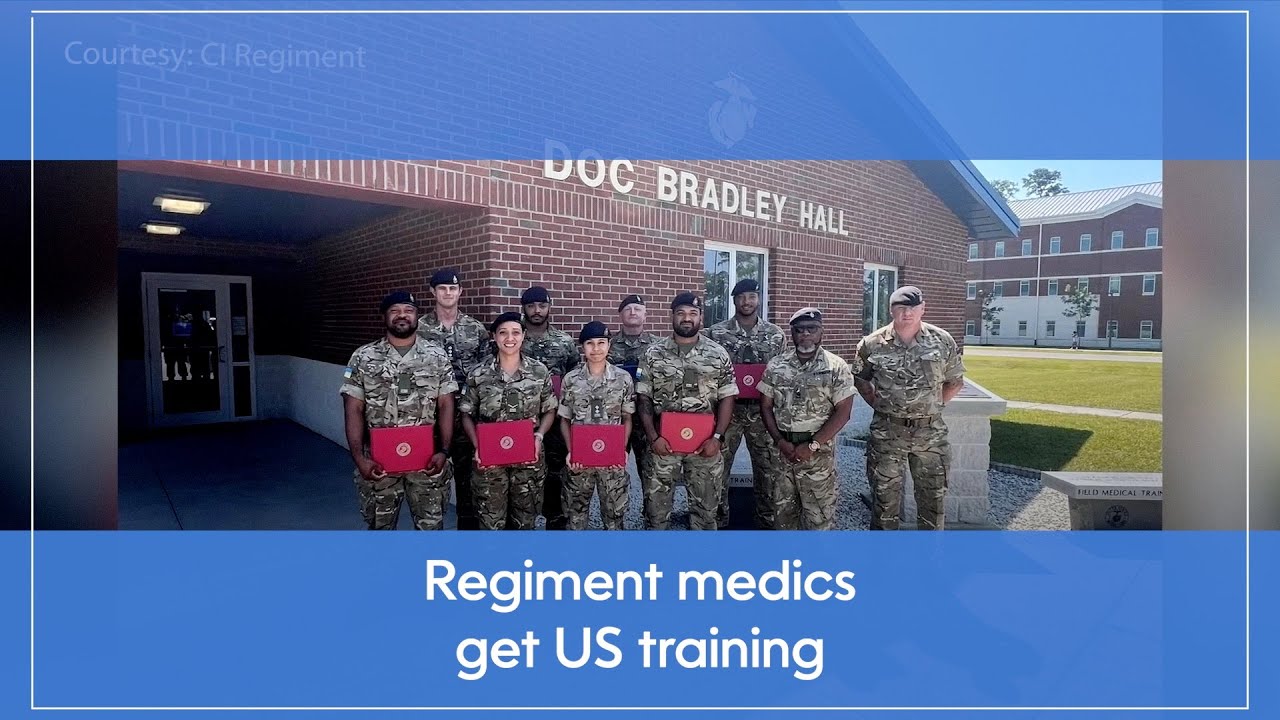 Regiment medics get US training