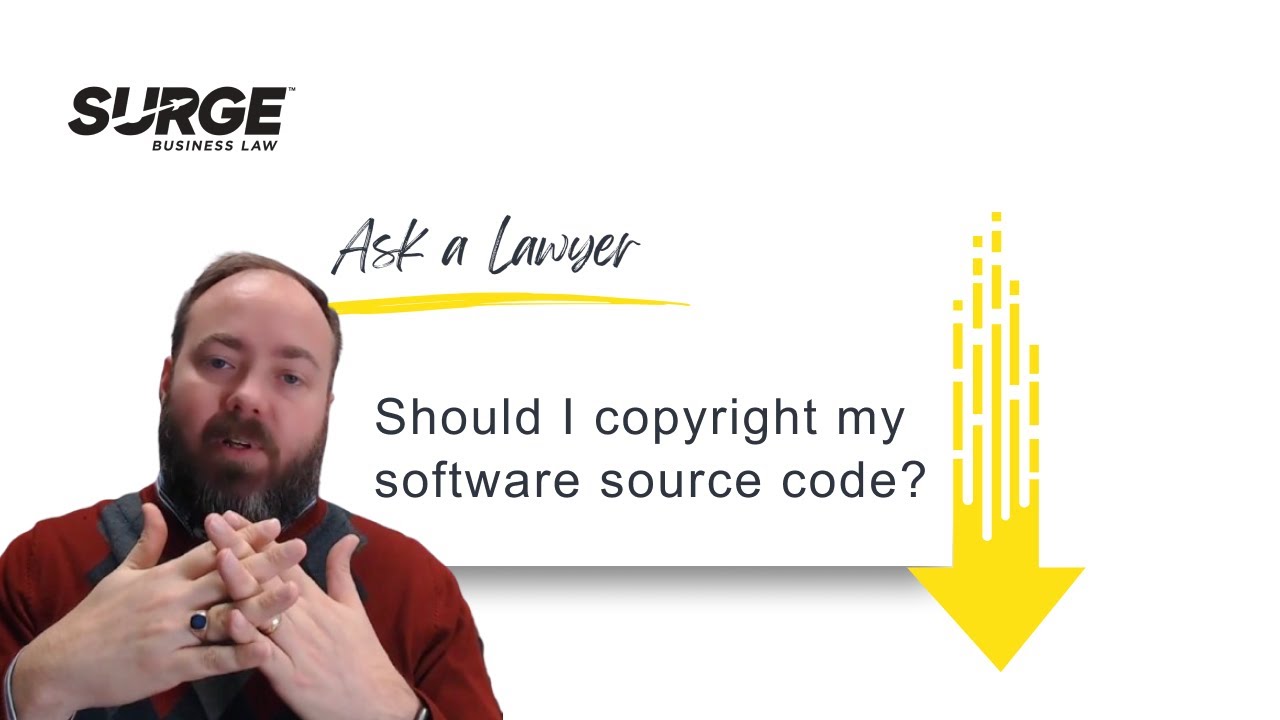 Should I copyright my software source code? - Surge Business Law