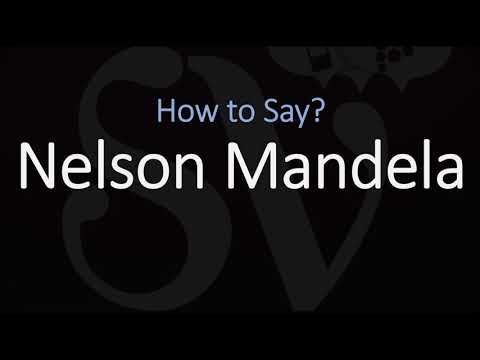 How to Pronounce Nelson Mandela? (CORRECTLY)