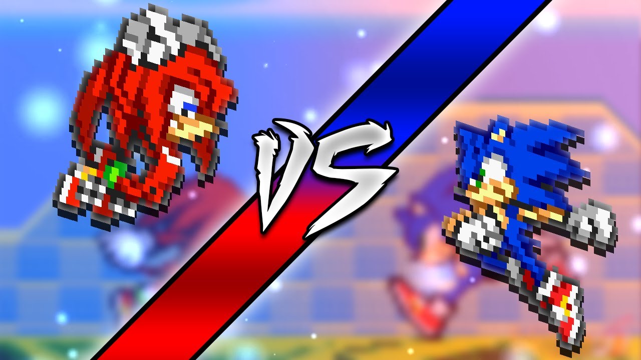 Sonic Vs Knuckles | Sprite Animation