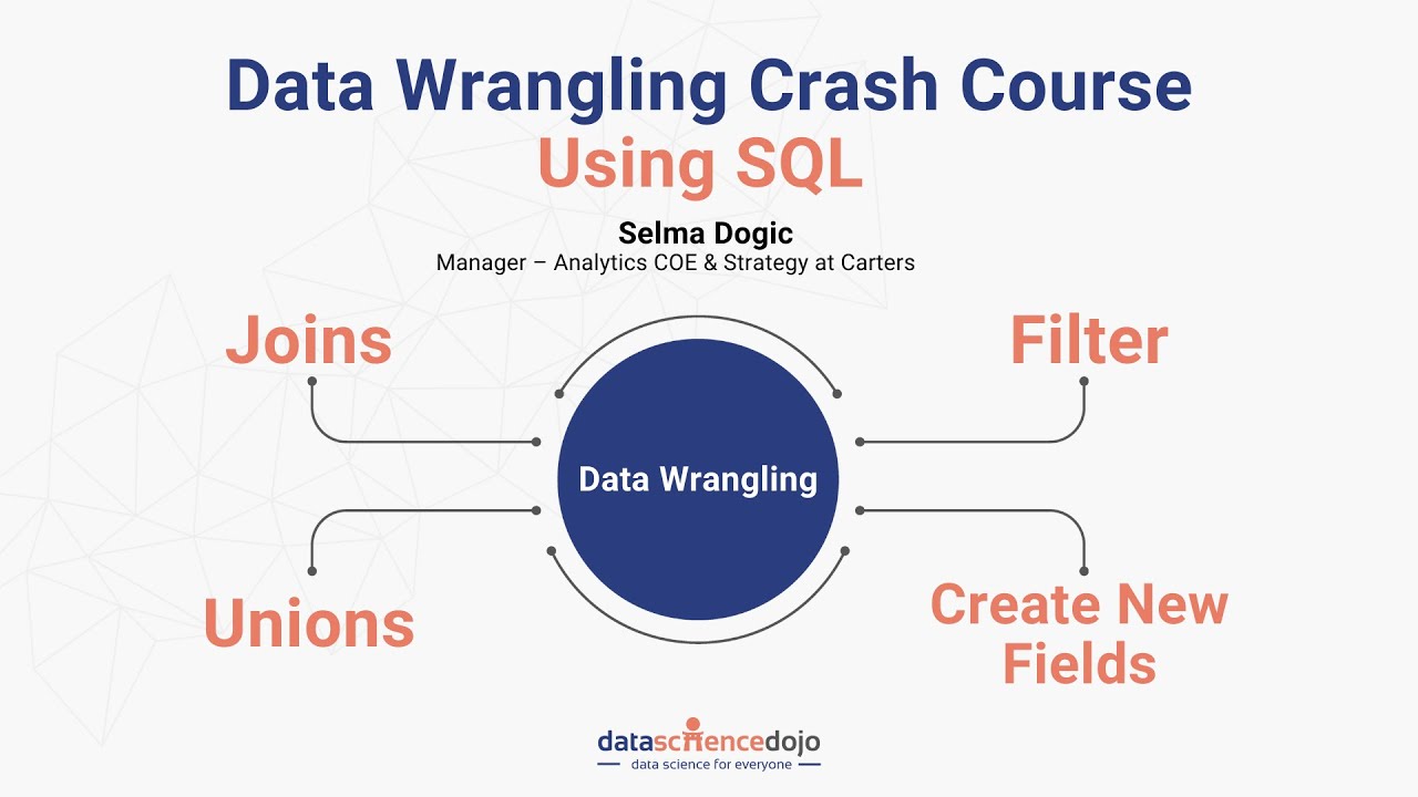 Data Wrangling using SQL | Data Engineering | Community Webinar