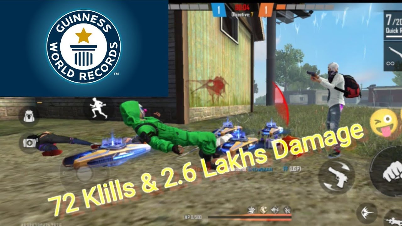 Highest kill in CS and highest damage in clash squad (World record of Free Fire )