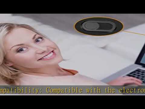 CloudValley Webcam Cover 3-Pack, 2020 Updated Laptop Camera Cover Slide, Horizontal Slide, Webcam C