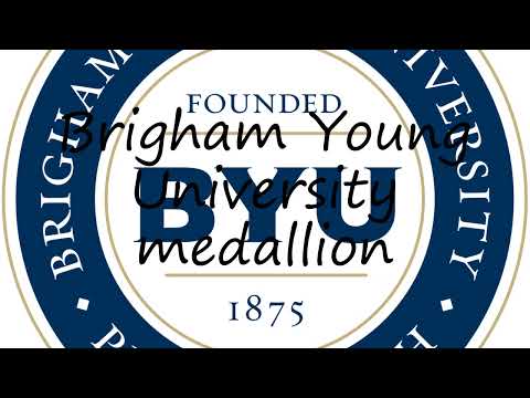 How to pronounce Brigham Young University medallion in English?