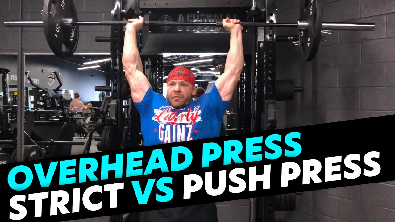 Standing Overhead Press vs Push Press - Which is Best For Shoulder Gains?