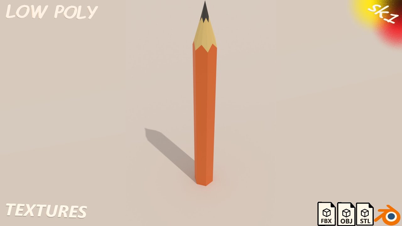 pencil(part 2) | CGTrader