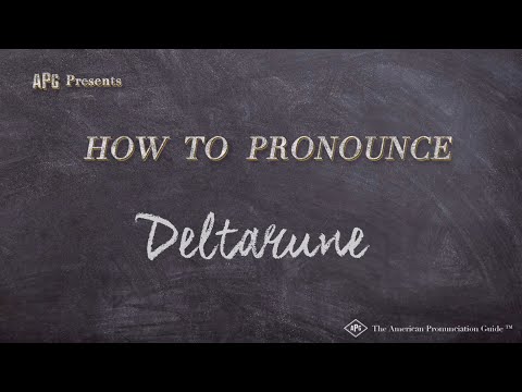 How to Pronounce Deltarune (Real Life Examples!)