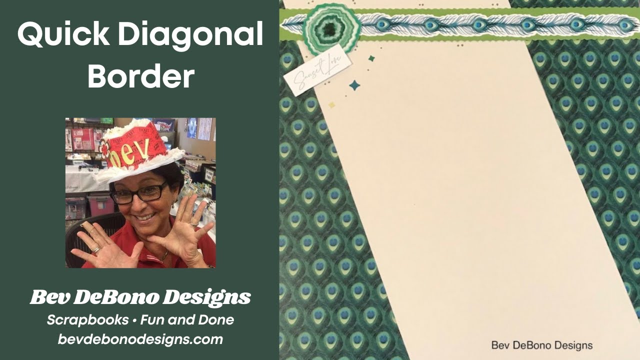 Technique Class: Quick Diagonal Border Layout Idea