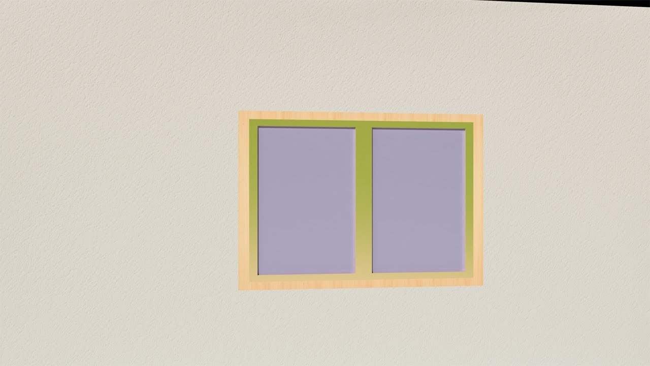 3Ds max tutorial / window modeling / 3ds  max vray tutorial / 3ds max wall modeling tutorial