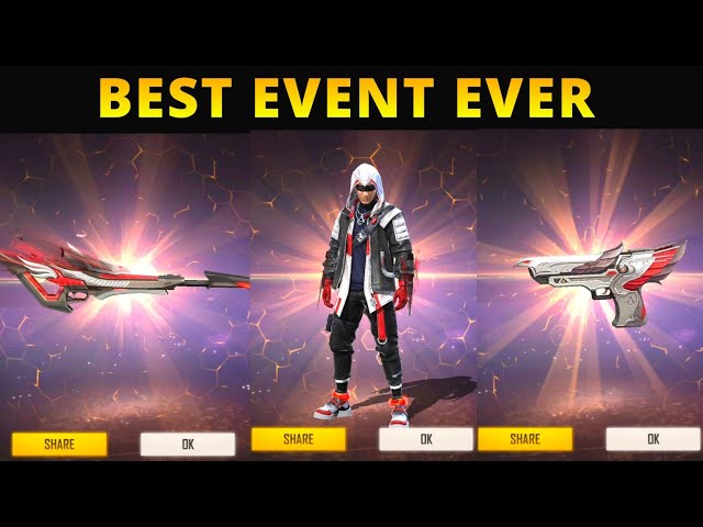 How to obtain New Legendary Metal Wings AWM Skin in Free Fire MAX ...