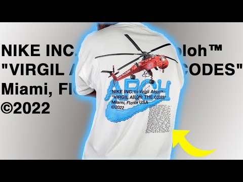 "Virgil Abloh: The Codes c/o Architecture" LIMITED EDITION SHIRT