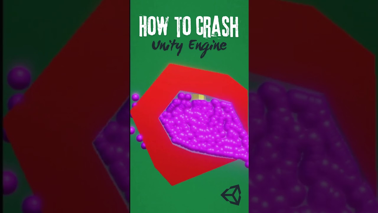 How to crash Unity Game Engine #unity #gameengine