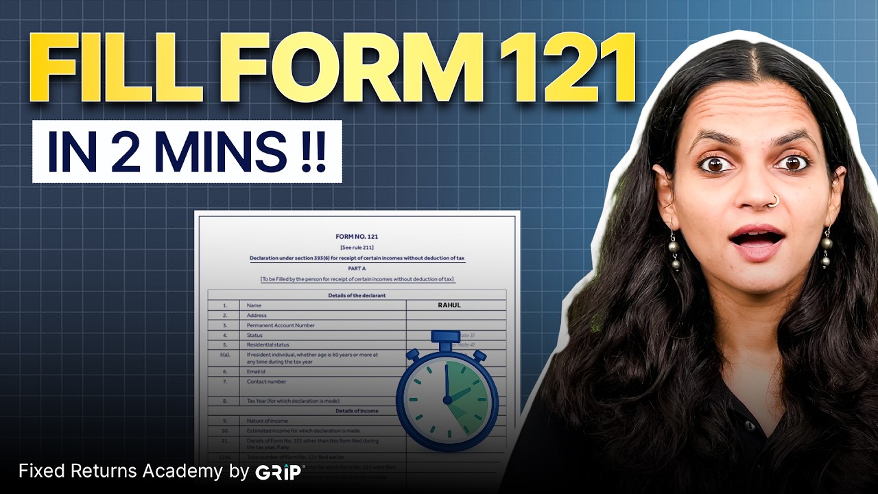 How to Fill Form 121 in 2 minutes | Complete Process Explained