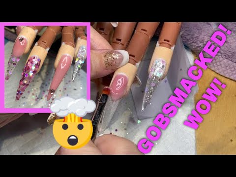 Glitter Valentine Nails | Vrenmol Builder Gel - How Clear Is It? Base One Silcare Gel