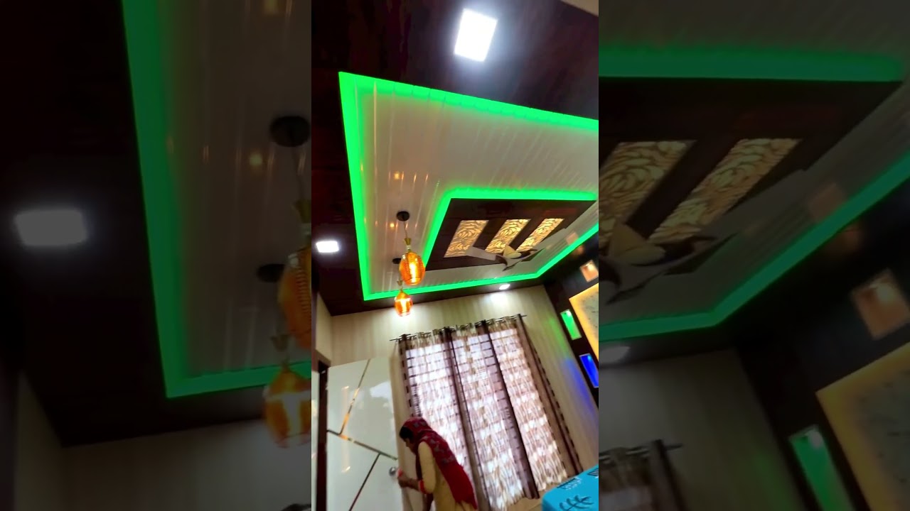 10x10 BEDROOM DESIGN Ideas WITH PVC PANEL & UV MARBLE SHEET #luxurydecor #viral #shorts