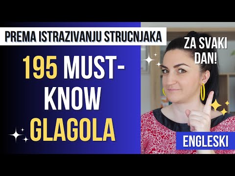GLAGOLI KOJE MORATE ZNATI - KAZU LONGMAN STRUCNJACI