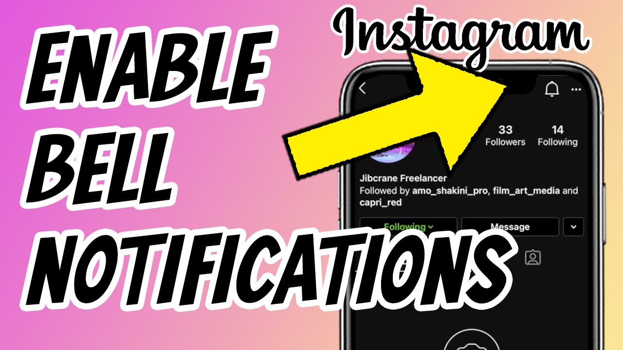 How to Turn on Bell Notifications on your Instagram Followers 2020