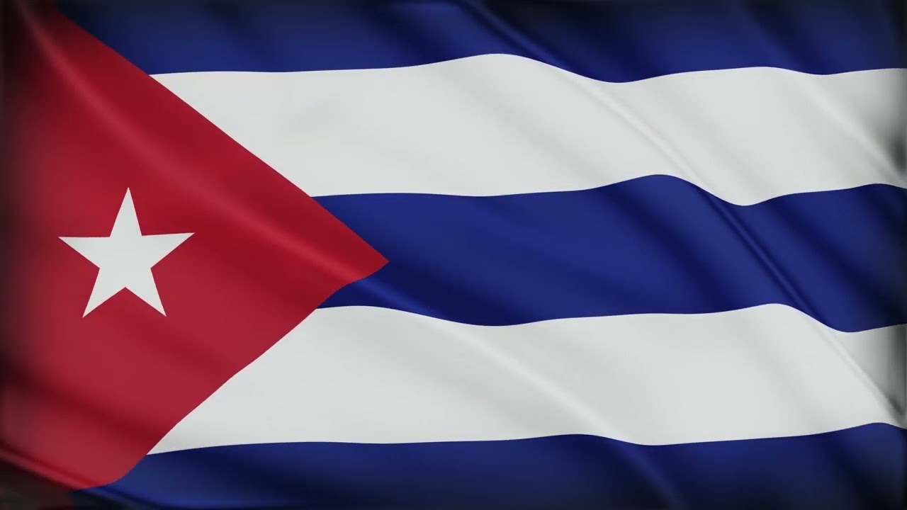 Cuba Flag Waving | Cuba Flag Background Video