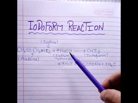 Iodoform Reactions.💯💯.#shorts #viral