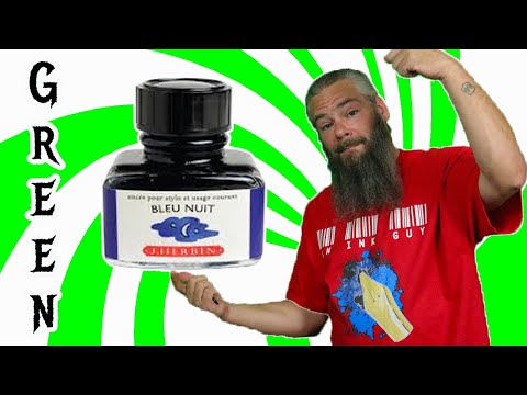 J Herbin Vert Reseda Fountain Pen Ink #fountainpenink #fountainpens