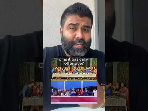 Last Supper parody at Paris Olympics ceremony: Freedom of expression or offensive #paris2024 #shorts