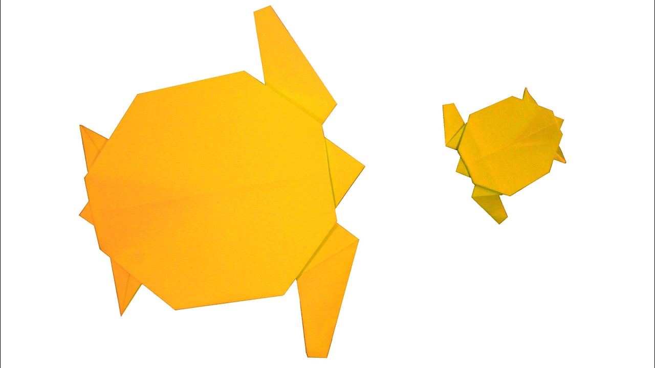 Tortuga de origami