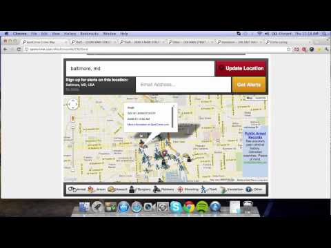 How to Create your own Crime List on SpotCrime