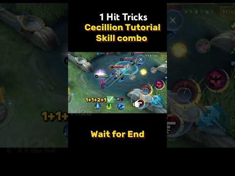Cecilion 1 Hit Tricks Tutorial Mobile legends #ml2b #cecillion #cecilion #mlbb #tutorialmlbb