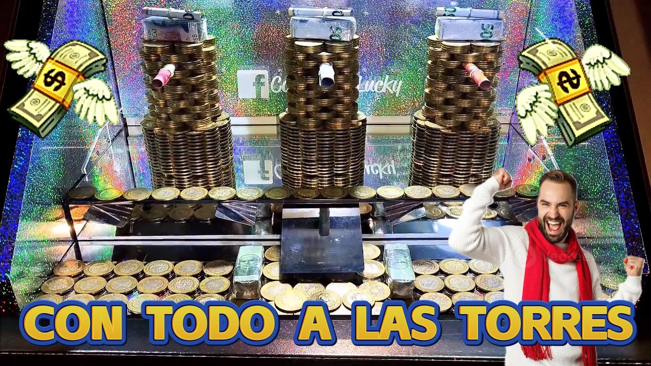 Vamos Con Todo A Estas TORRES 🗼🗼 Maquina de Cascada de $ 10 pesos