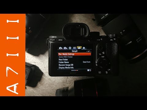 Sony A7 III: Dual card configuration (ILCE7M3B.CEC)