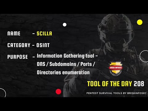 Scilla - Information Gathering tool | Briskinfosec