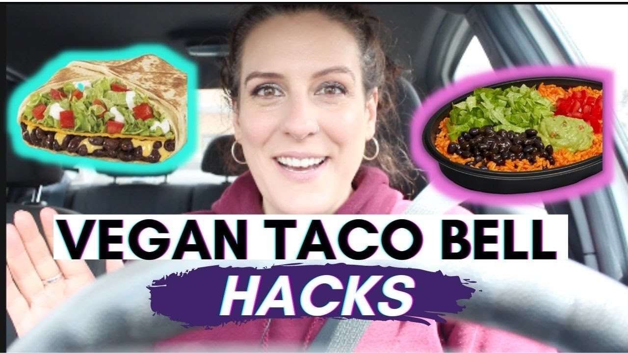 How to order vegan at TACO BELL / Vegan fast food options / Vegan road food