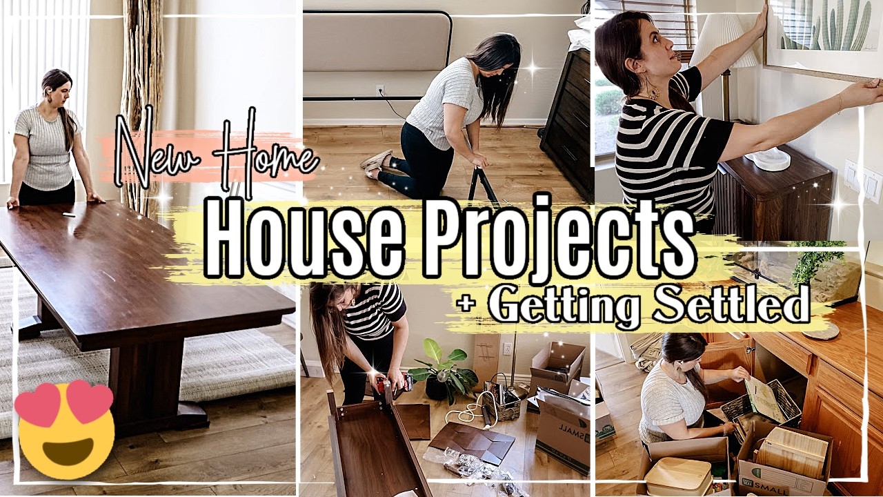 NEW HOUSE PROJECTS 2025 :: Home Reset with New Furniture, Organizing & Making a House Our Home