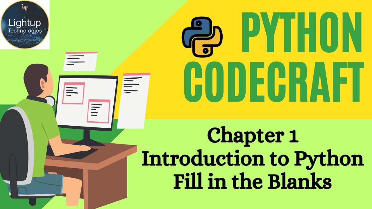 Python Code Craft Chapter 1 - Introduction to Python Fill in the blanks