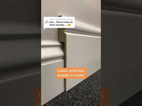 Why skirting board covers are an alternative to replacing skirting board #shorts