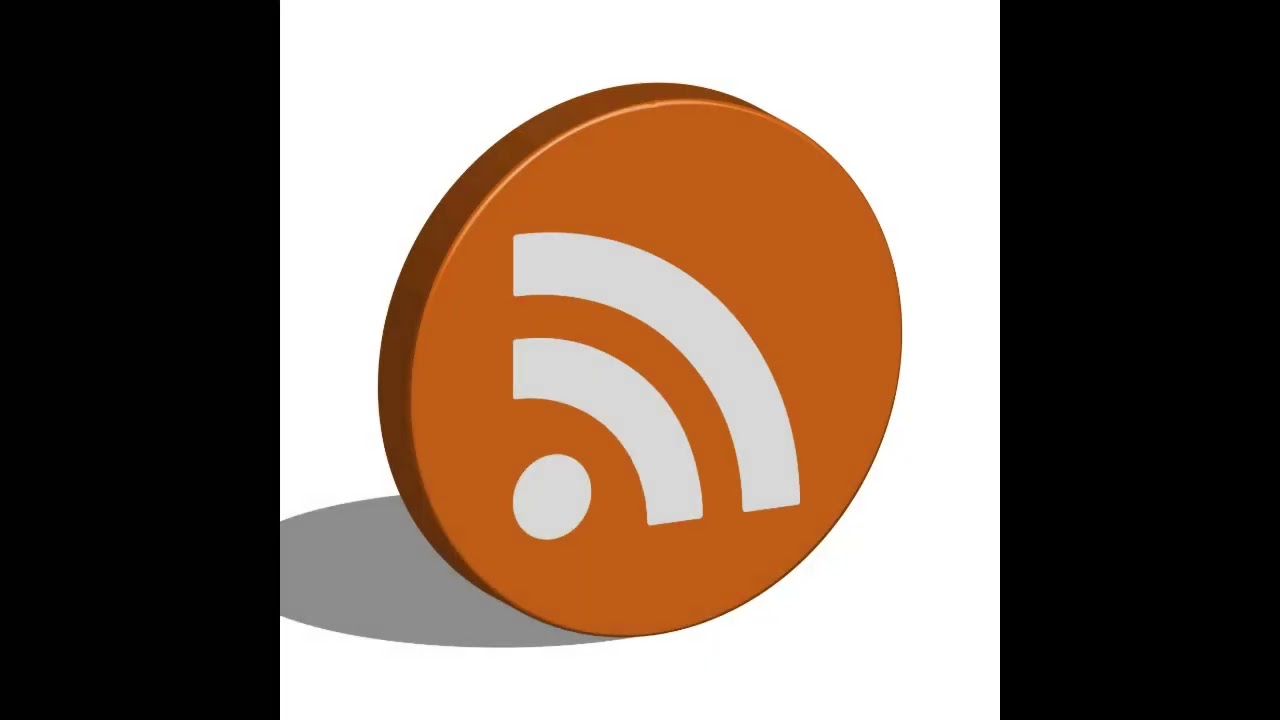 3D rss icon isolated : Stock Vector (Royalty Free) 021659