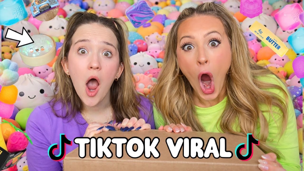 WE BOUGHT EVERY VIRAL TIKTOK SQUISHY (NEEDOH, BUTTER, DUMPLINGS & MORE) 🤭😍
