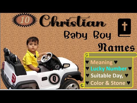 Christian Baby Boy Names 2025 | Biblical Baby Boy Names with Meanings | Gorgeous Names for Baby Boys