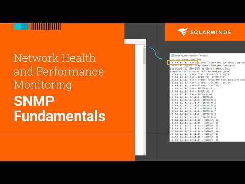 Network Health and Performance Monitoring: SNMP Fundamentals